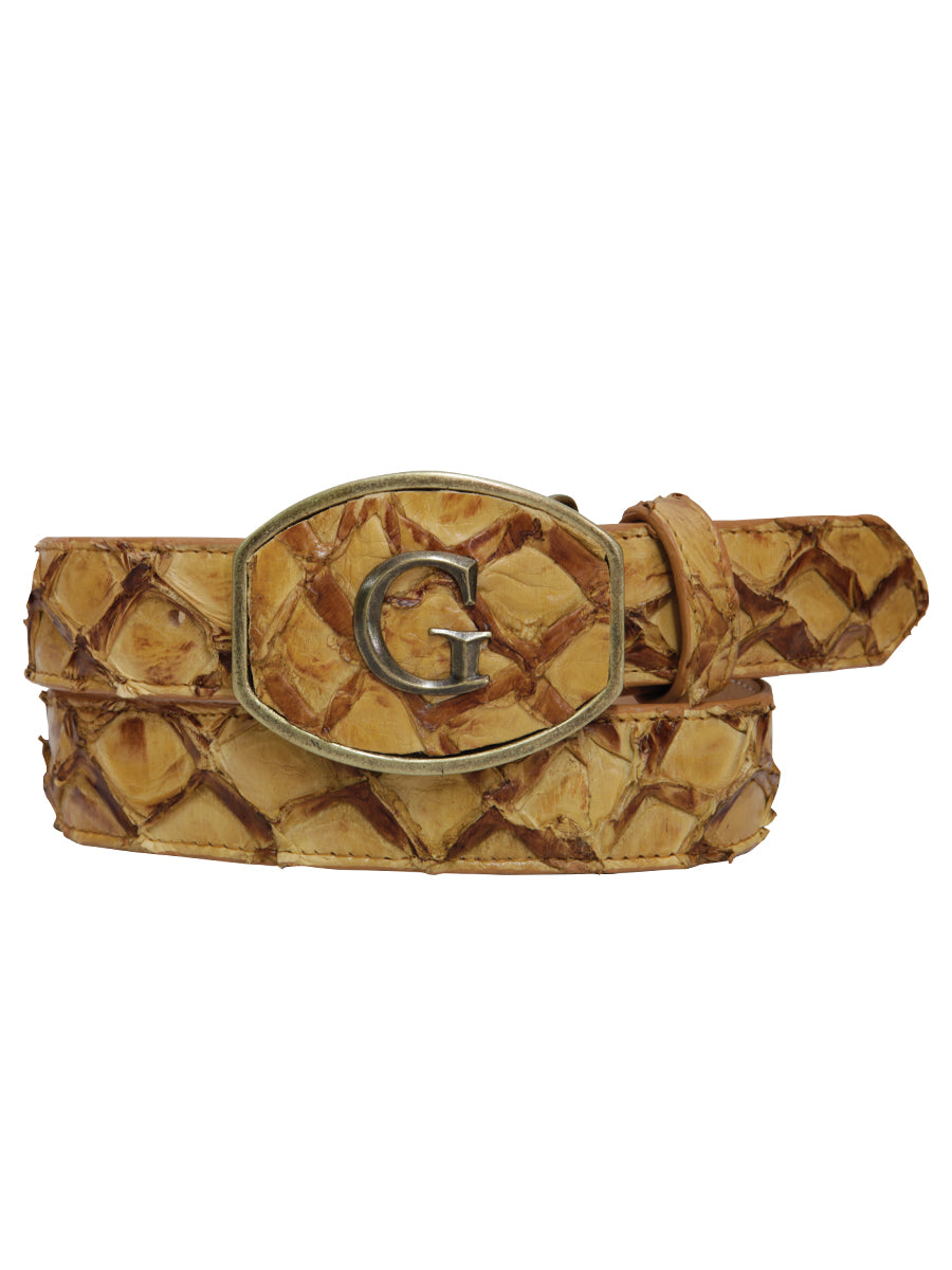 El General Exotic Monster Fish Leather Belt - Orix 45307 – El General ...