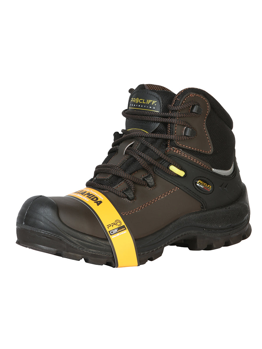 Procliff Protection Lace-Up Work Shoe- Brown 91604 – El General Western ...